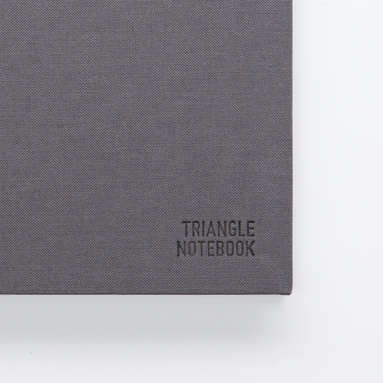 Triangle Notebook - Grey