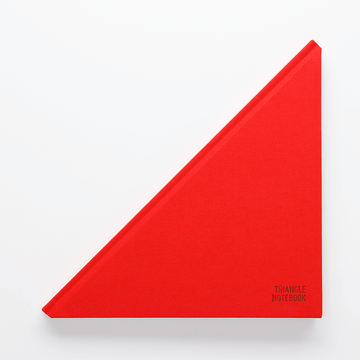 Triangle Notebook - Red