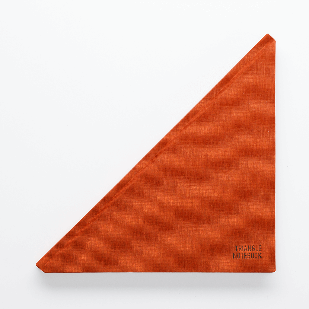 Triangle Notebook - Dark Amber