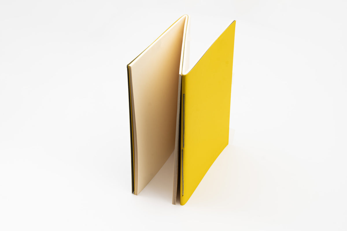 Double Sided Notebook - S Type - Warm Yellow § Light Gray – Triangle ...