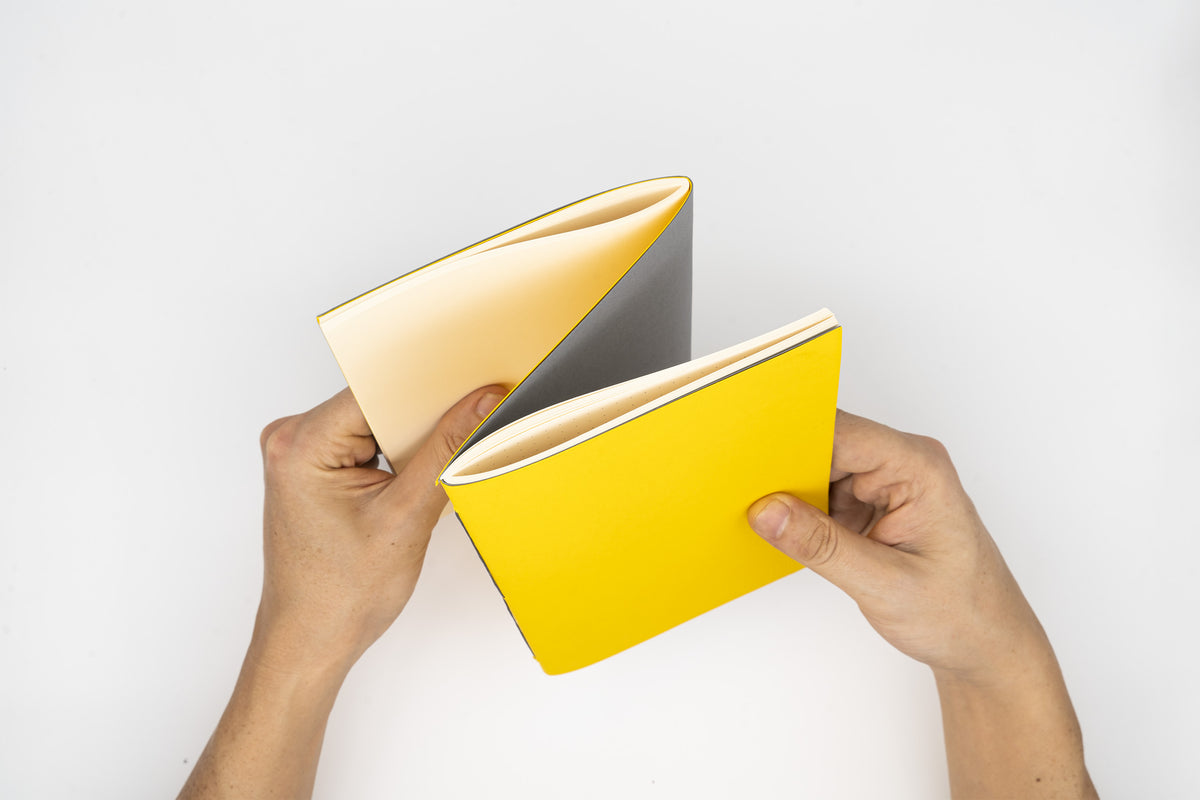 Double Sided Notebook - S Type - Warm Yellow § Light Gray – Triangle ...