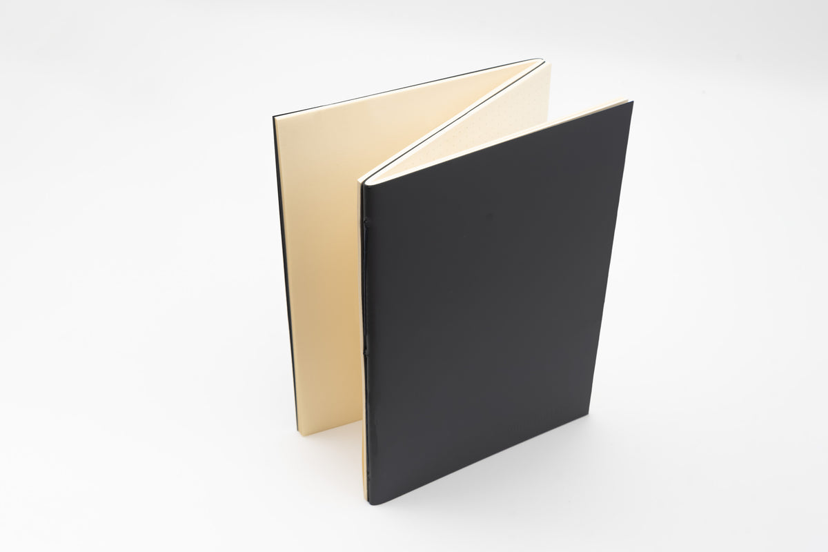 Double Sided Notebook - S Type - Slate Blue § Gray – Triangle Notebook