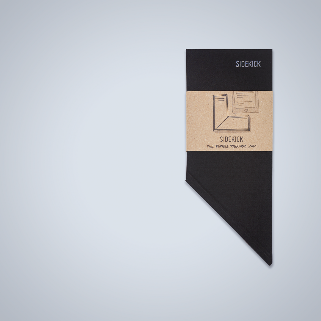 Sidekick Notebook - Black – Triangle Notebook