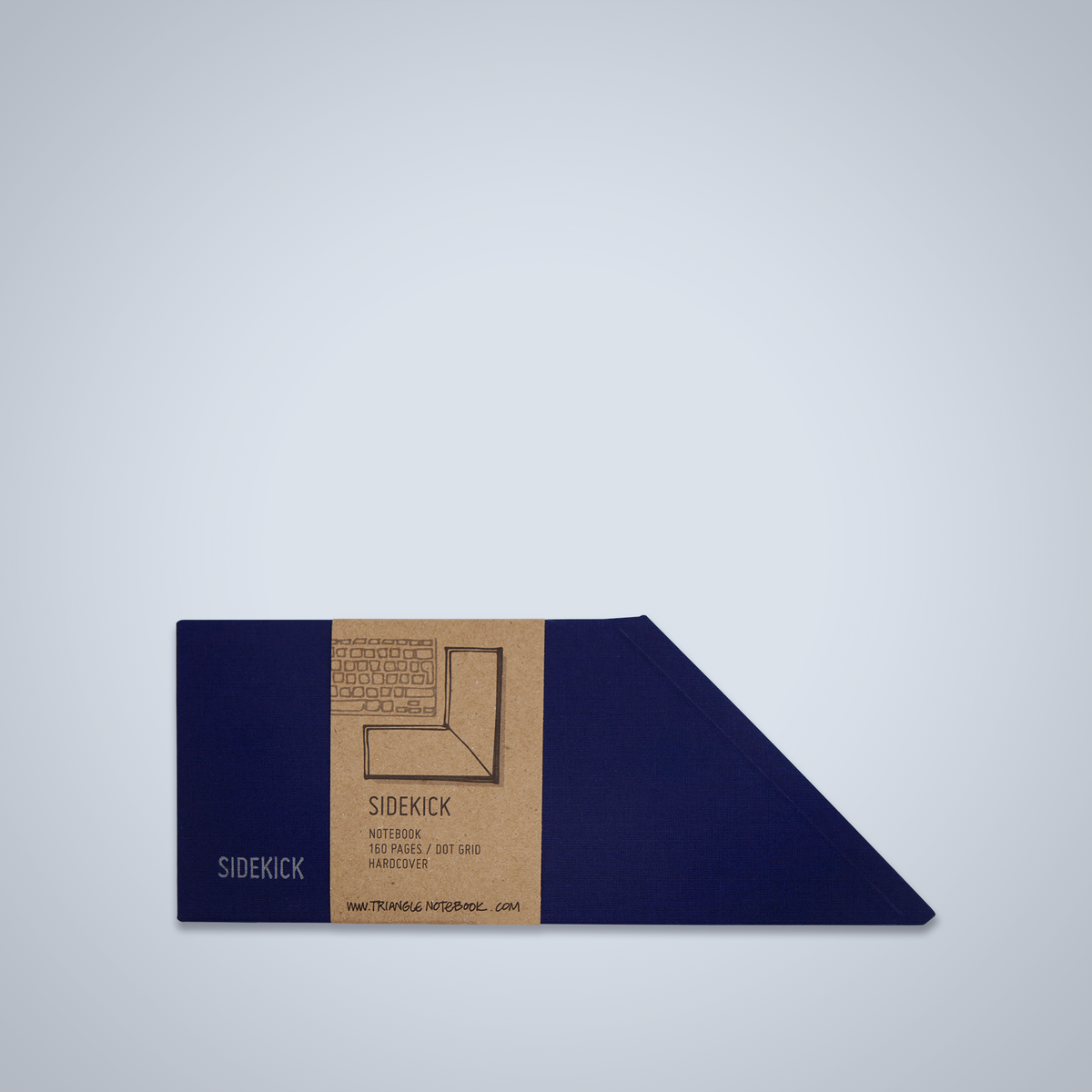 Sidekick Notebook - Navy Blue – Triangle Notebook